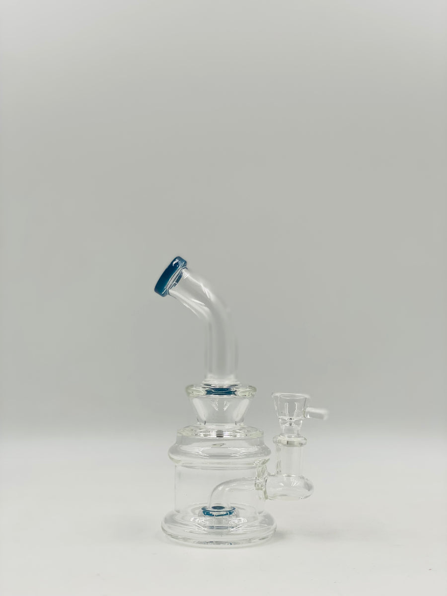 6 INCH GLASS WATER PIPE WITH PERK – Metrix Distributions