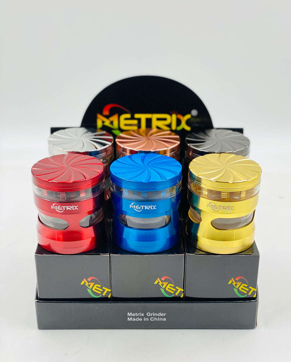 METRIX G-35 63 MM 4 LAYERS GRINDER WITH METRIX BOX – Metrix Distributions