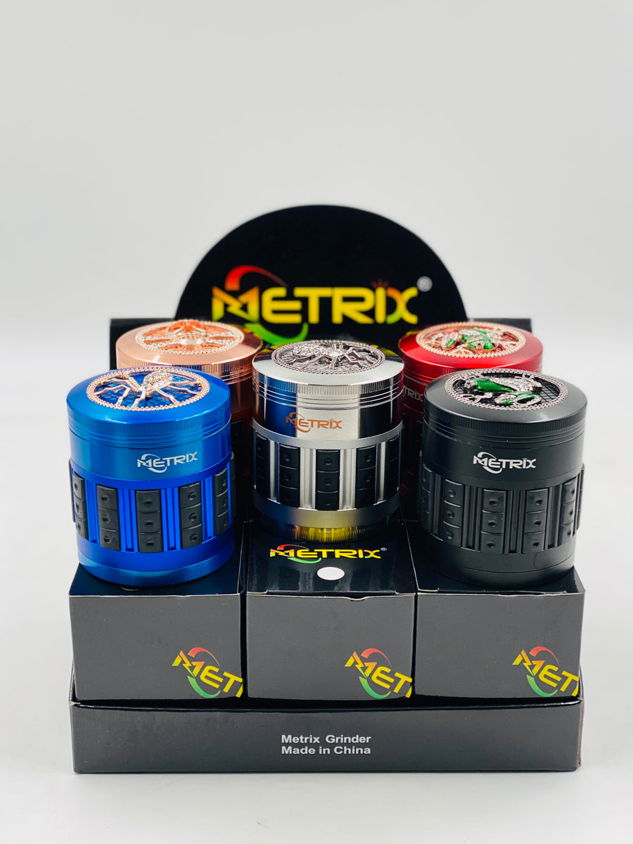 METRIX G-45 63 MM 4 LAYERS GRINDER WITH METRIX BOX – Metrix Distributions