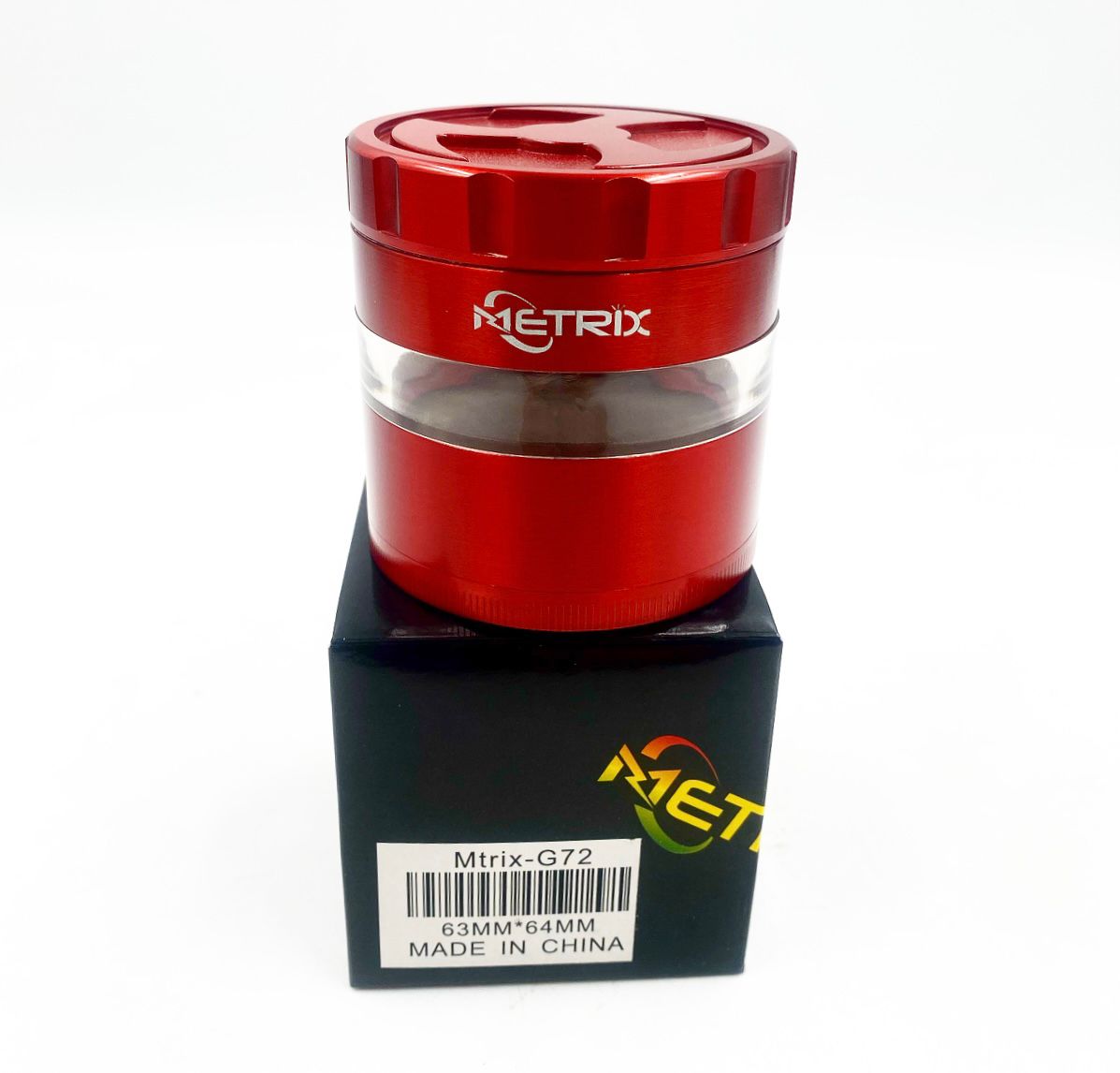 Metrix-G72 Metallic Red Grinder – Metrix Distributions